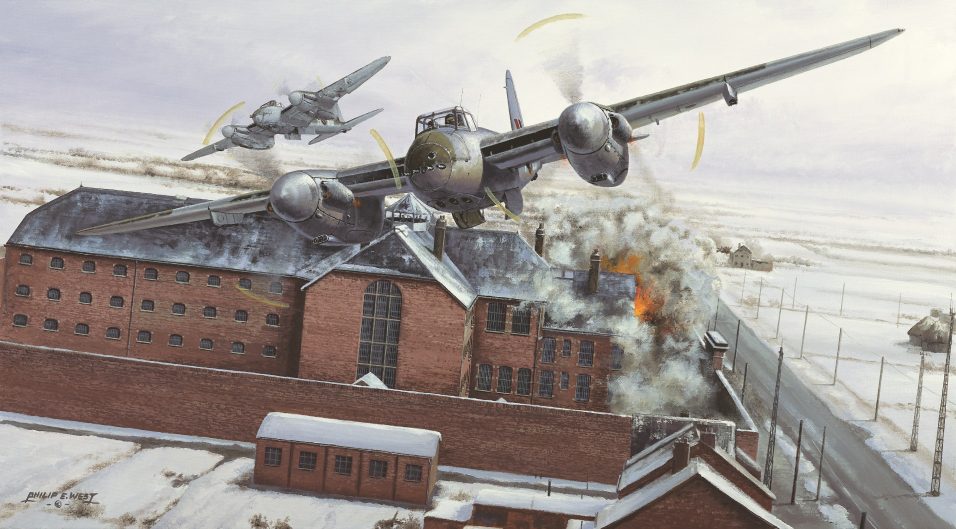 Operation Jericho de Havilland Mosquito print by Philip West