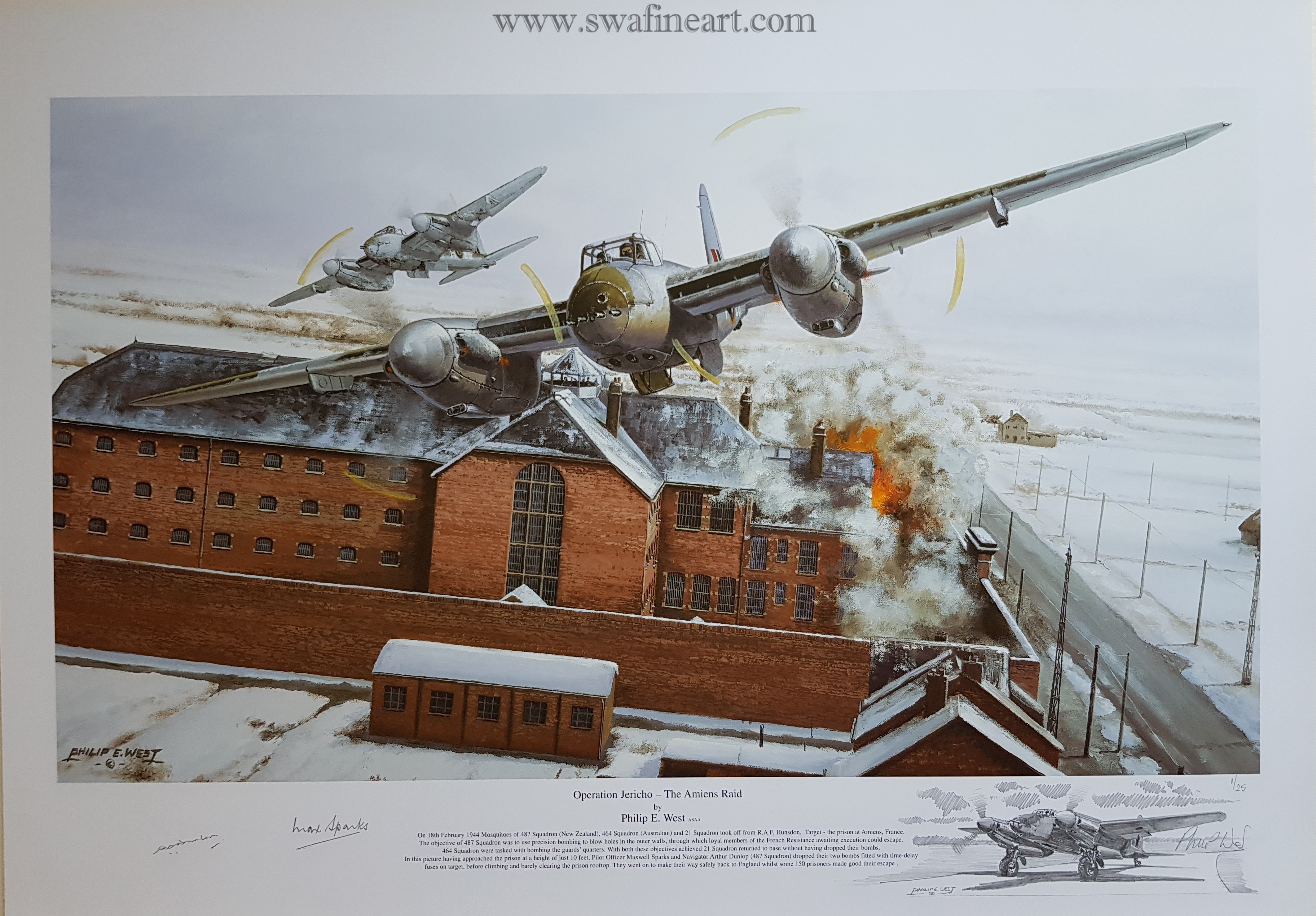 Operation Jericho de Havilland Mosquito RAF Bomber Command