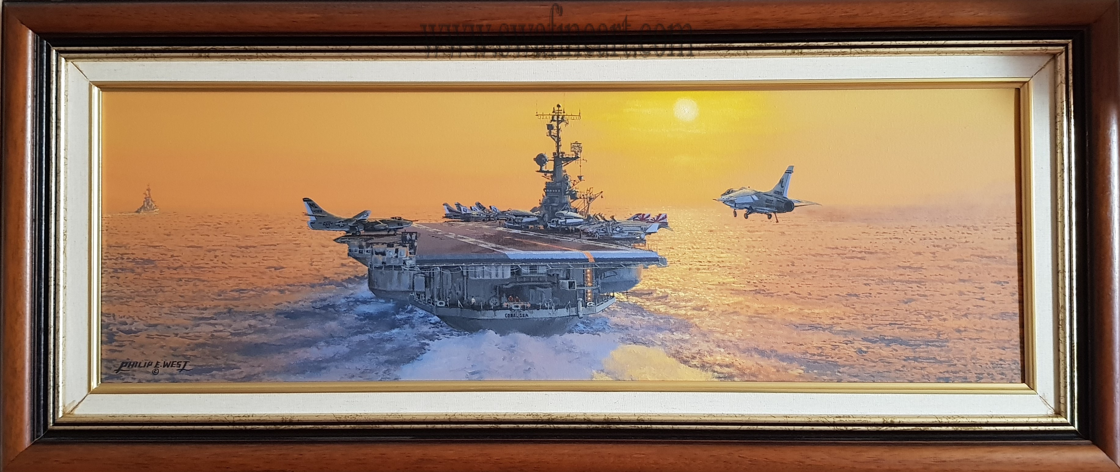 Honor the Brave By Philip West original oil on canvas