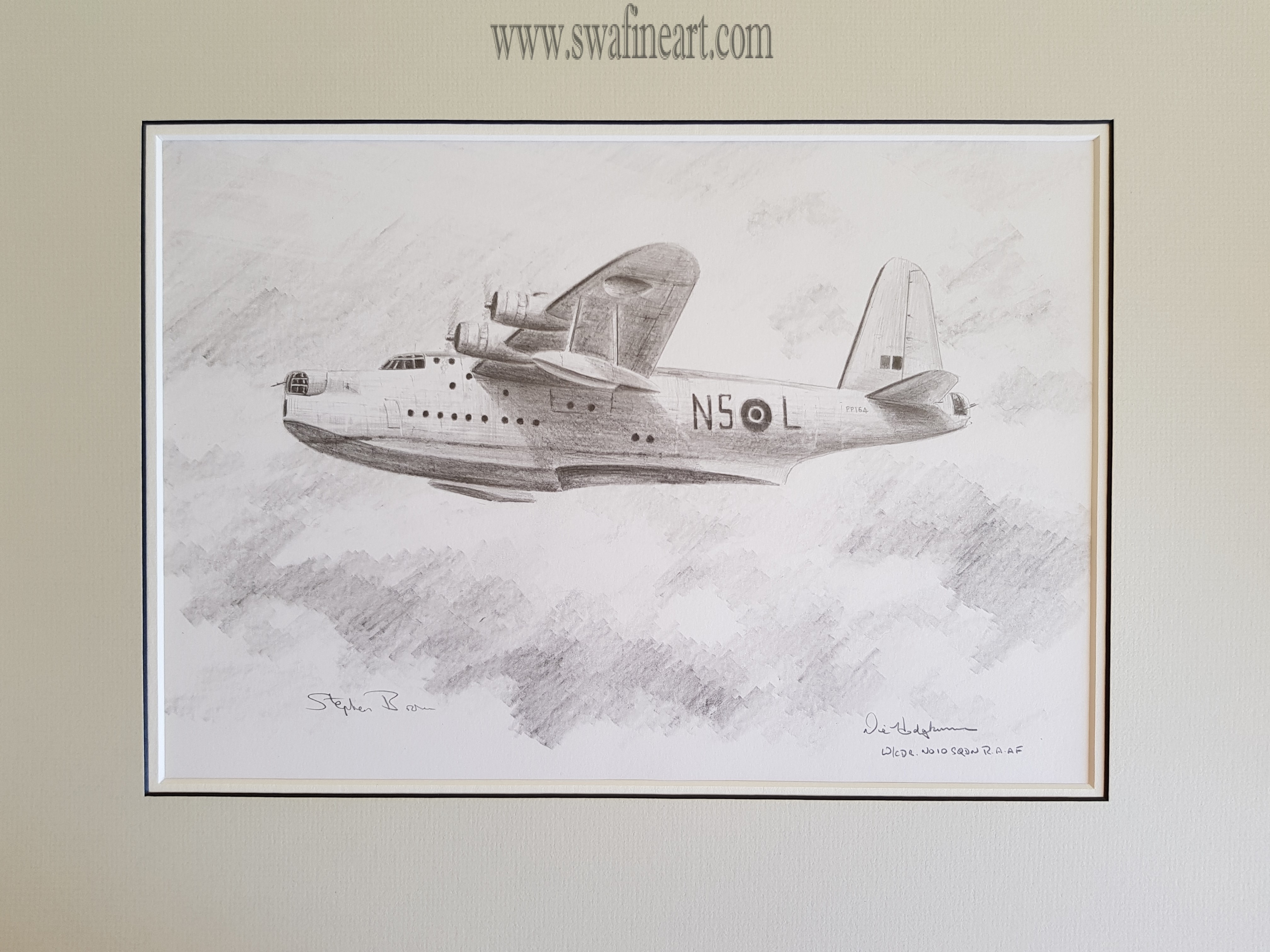 Sunderland - Original Pencil Drawing by Stephen Brown
