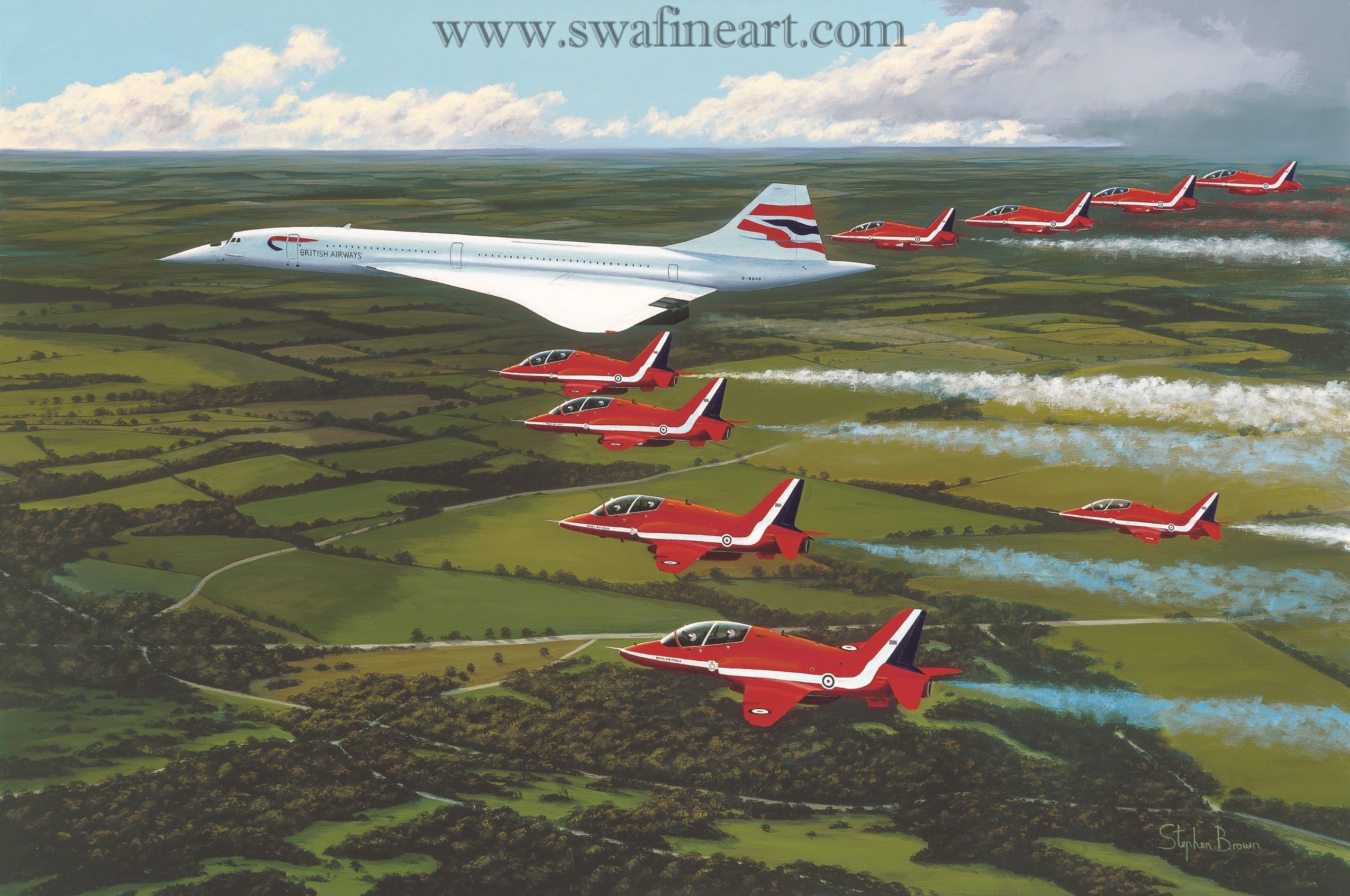 The Jubilee Flight (Concorde and the Red Arrows) Stephen Brown