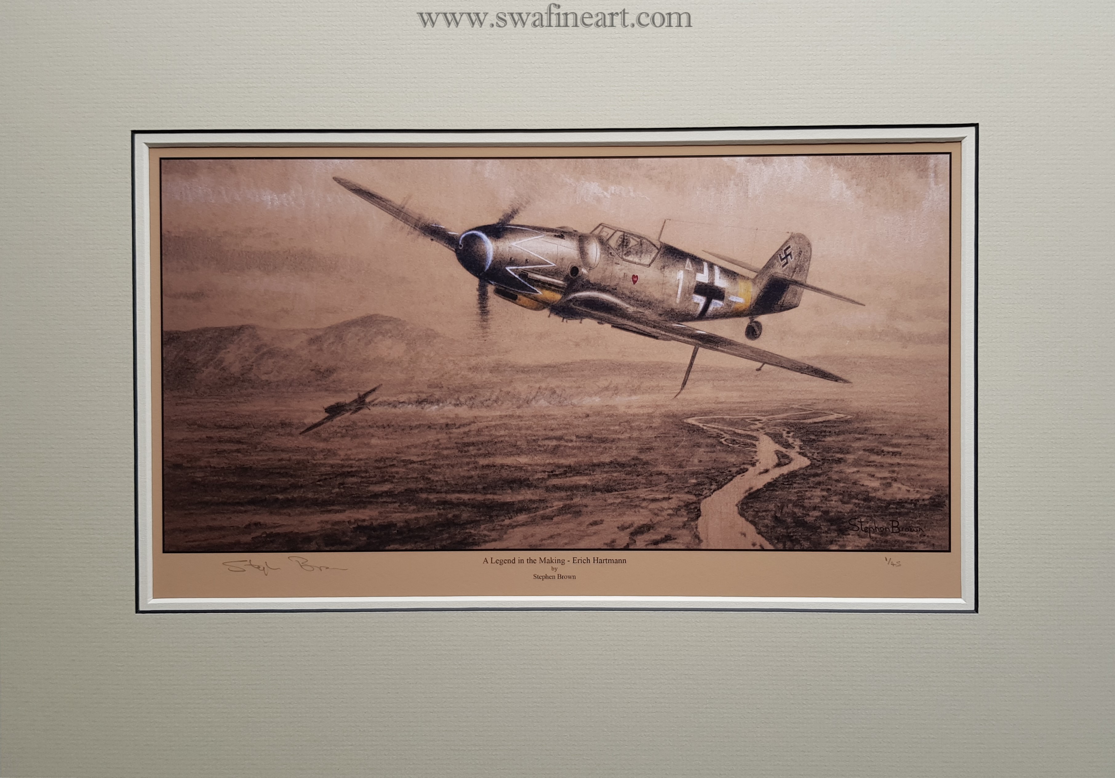 A Legend in the Making Erich Hartmann Limited Edition Pencil print