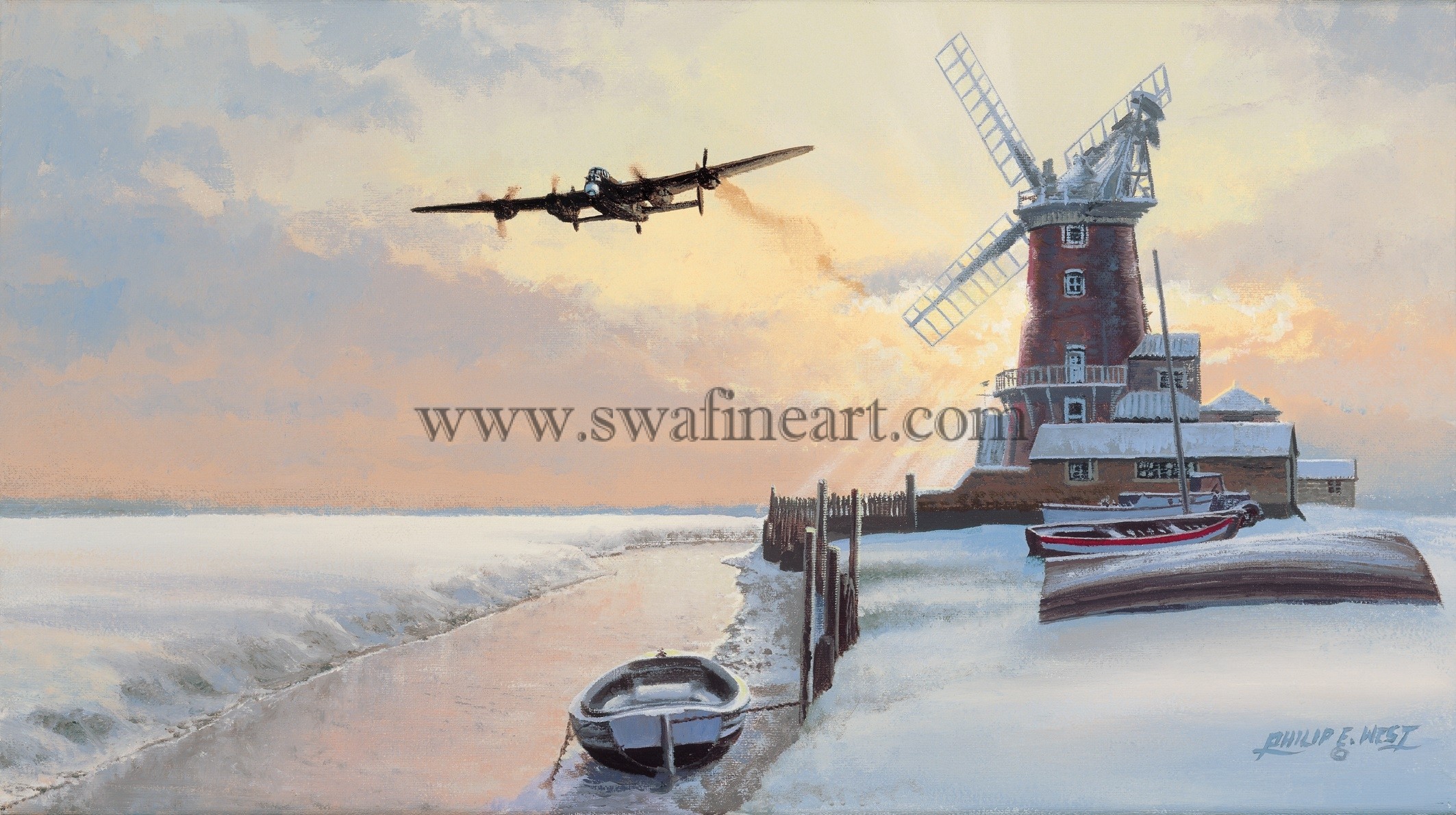 Avro-Lancaster Legend xmas Cards. RAF Bomber Command