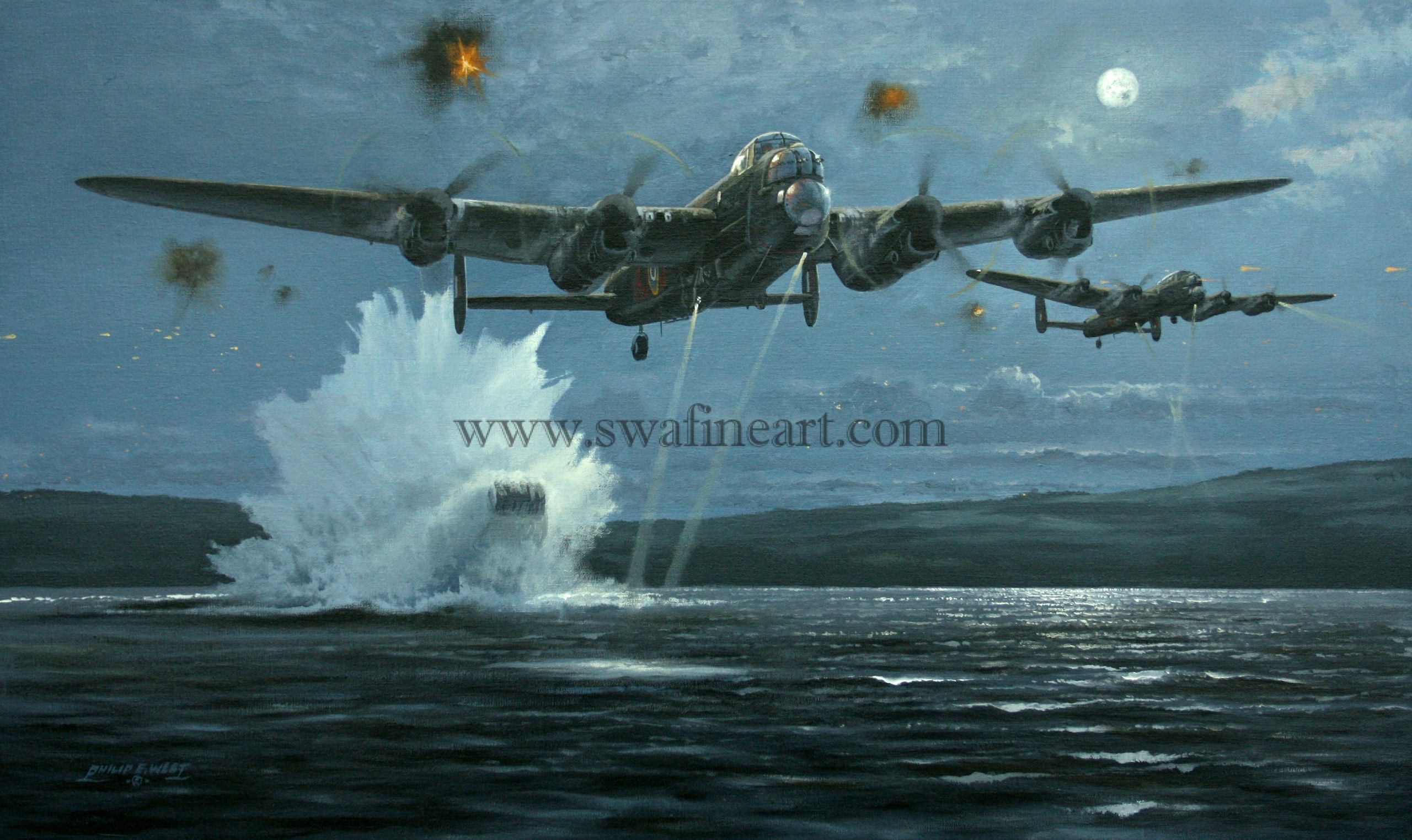 Avro Lancaster Dambuster Heroes Father's Day card 617 Sqn
