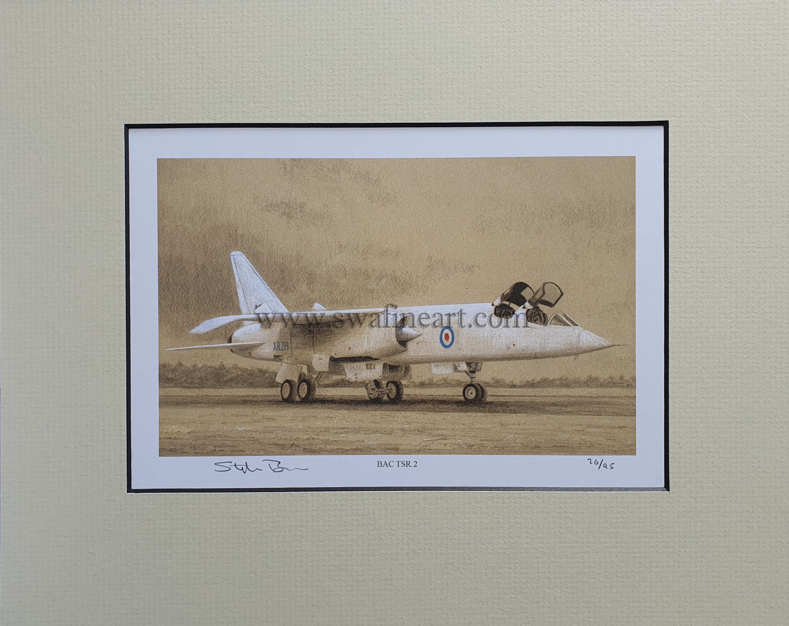 BAC TSR.2. prototype XR219. A highly advanced strike aircraft