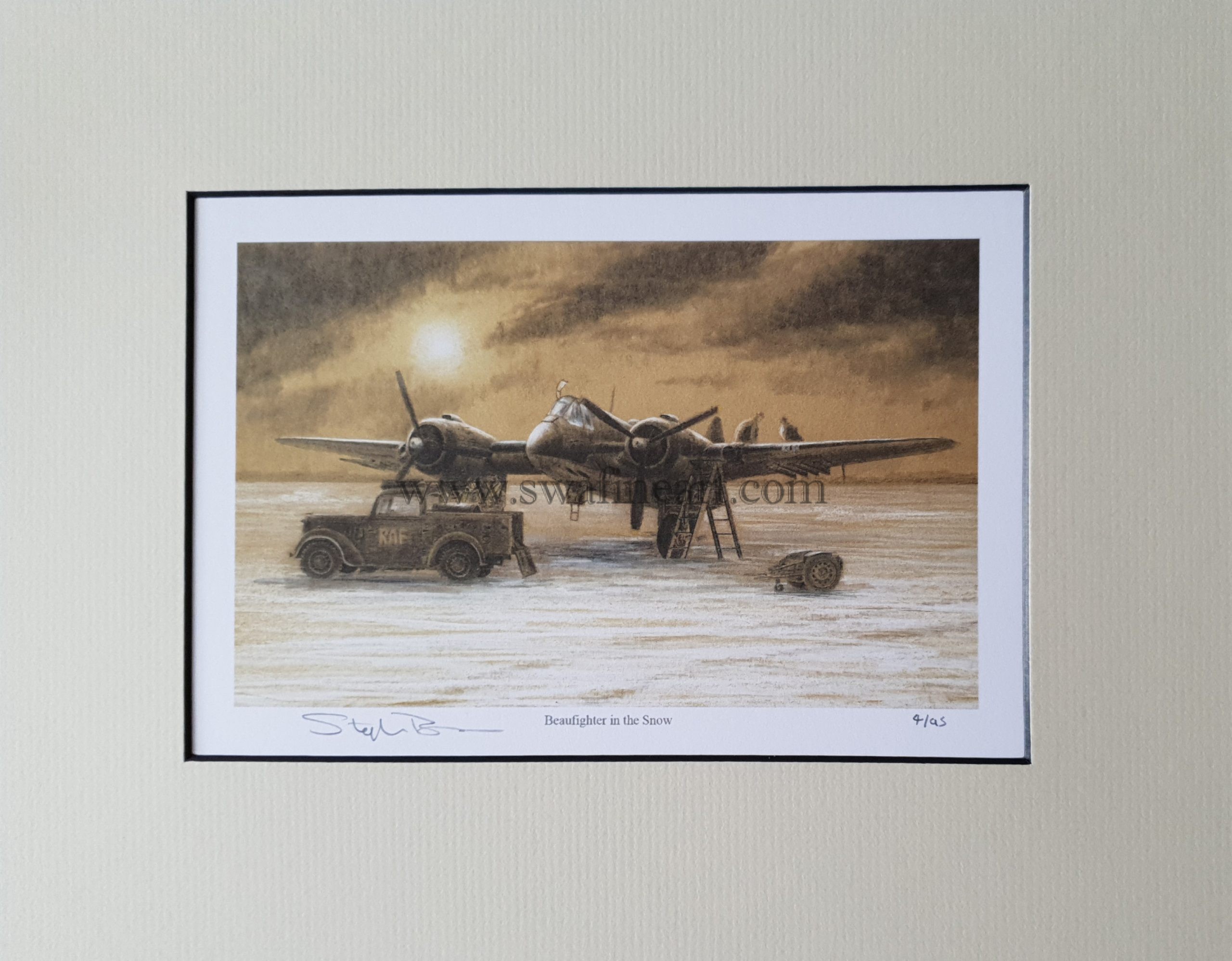 Beaufighter in the snow Bristol Beaufighter RAF Coastal Command