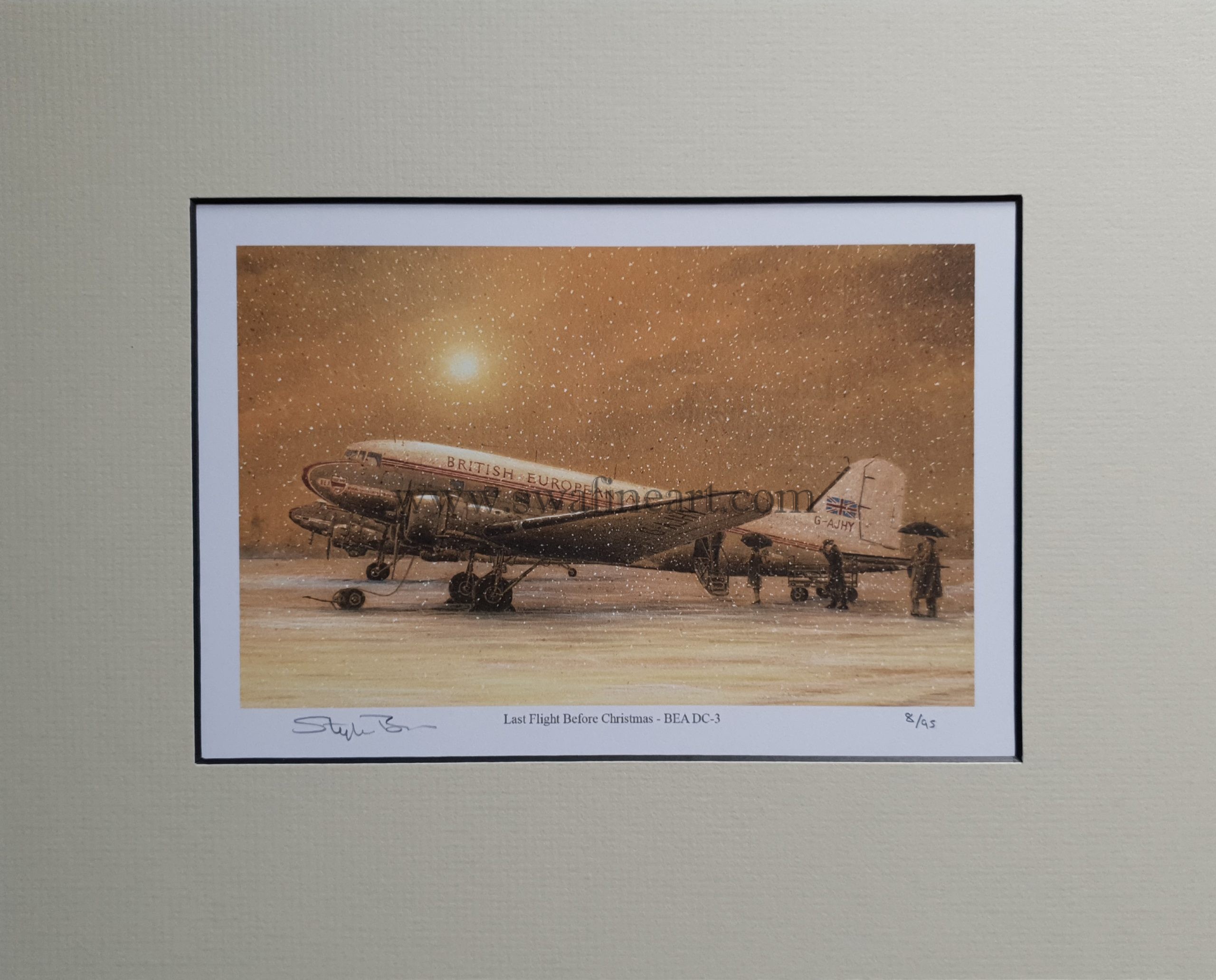 Last Flight Before Christmas-BEA DC-3 British European Airways