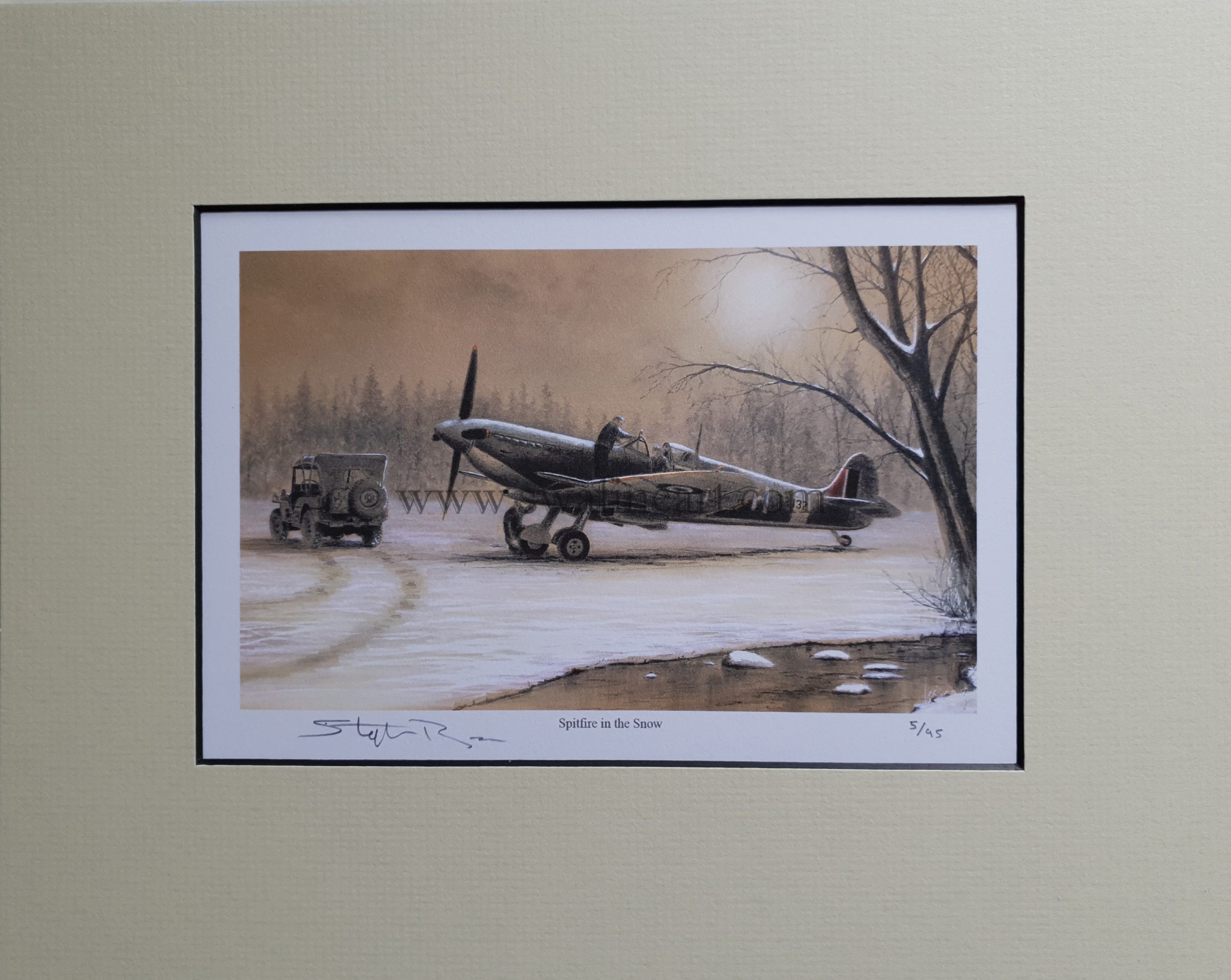 Spitfire in the snow Spitfire MK IX of 308 Sqn. Tactical Air Force