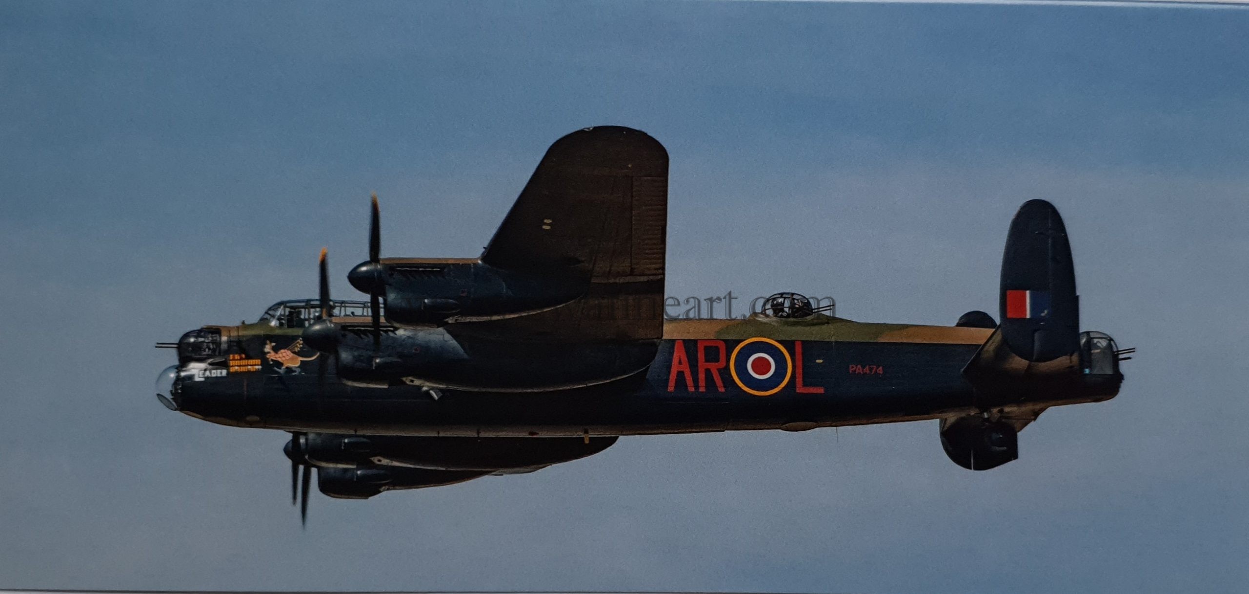 Avro Lancaster PA474 Birthday greeting card RAF Coningsby
