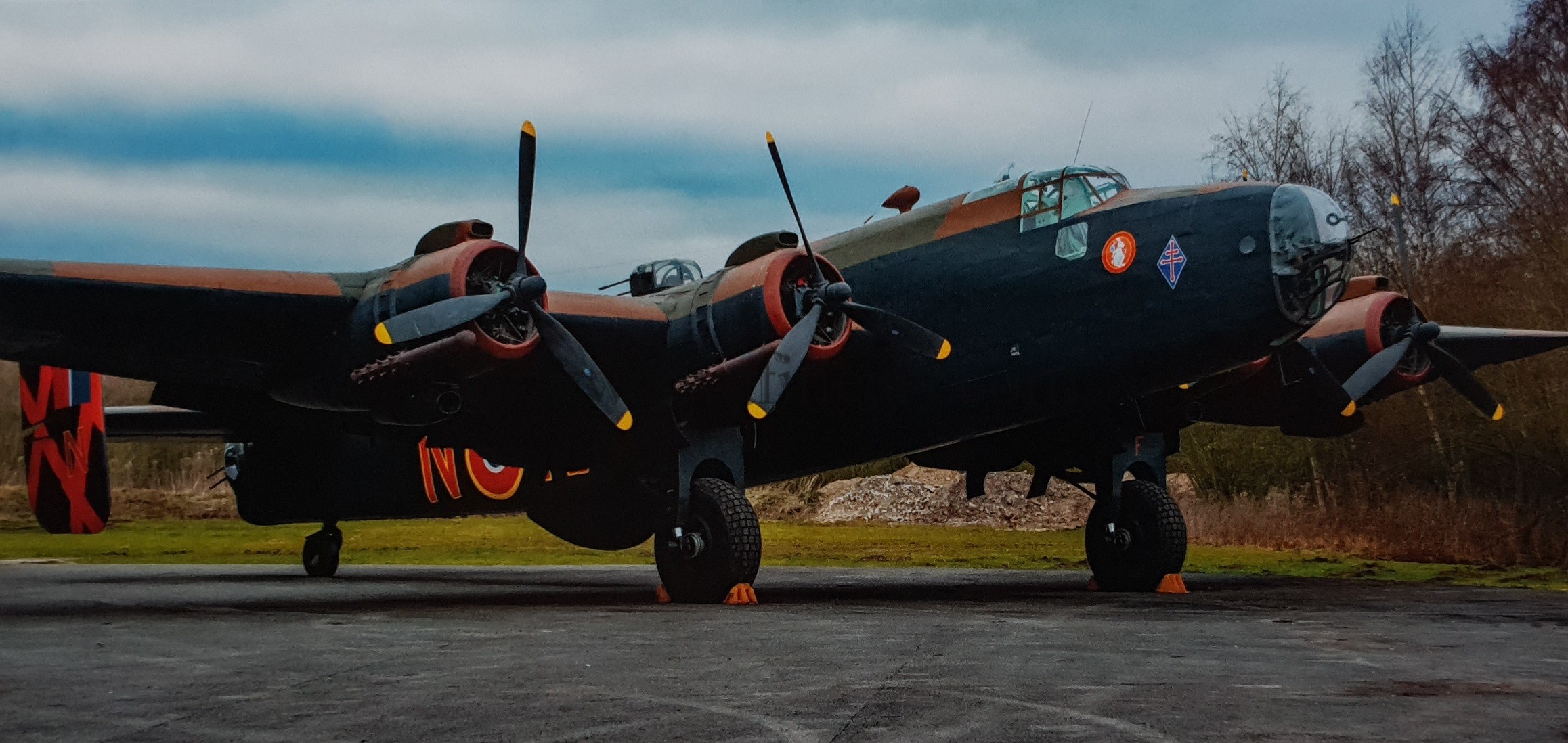 Handley Page Halifax Mk III Friday the 13th Birthday greeting card