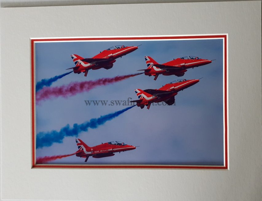 Aviation Photograph The Red Arrows Four Ship
